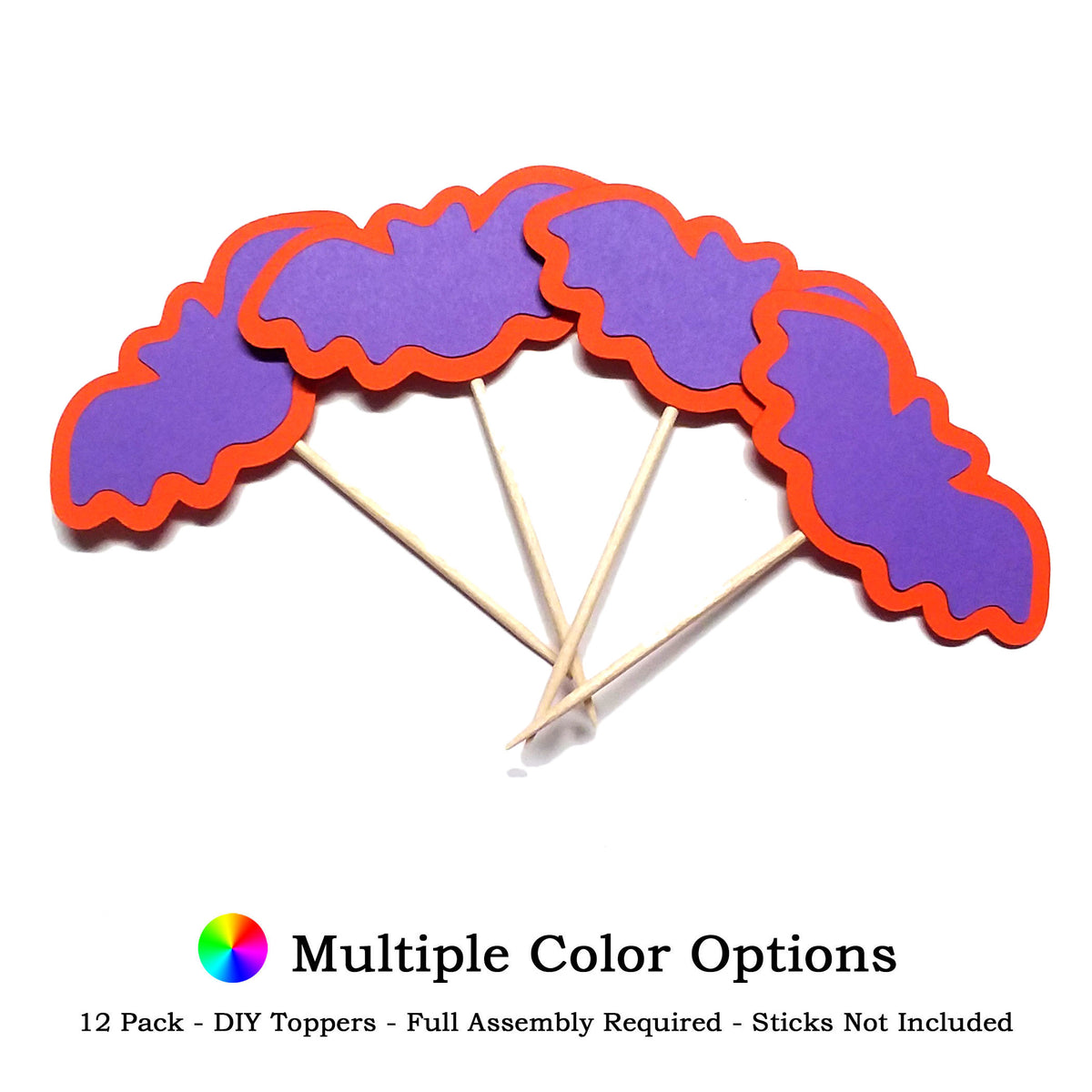 Bat DIY Cupcake Topper (12 kits per order) – DIY Paper Supply