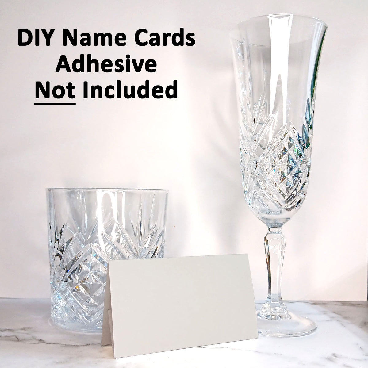 25 Pack - Light Gray DIY Table Tent Name Cards – DIY Paper Supply