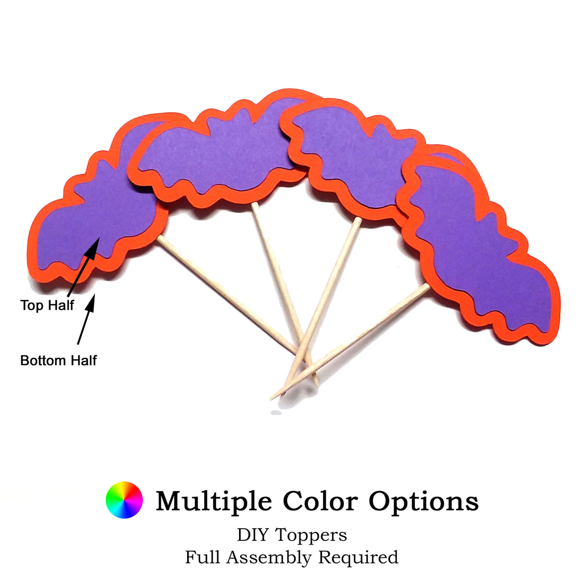 Bat DIY Cupcake Topper (12 kits per order) – DIY Paper Supply