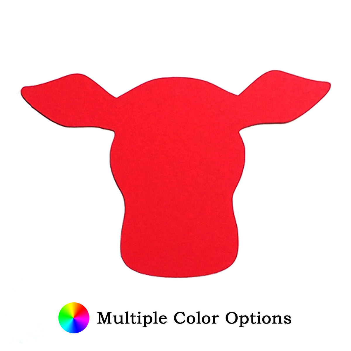 Cow Head Paper Shape – DIY Paper Supply