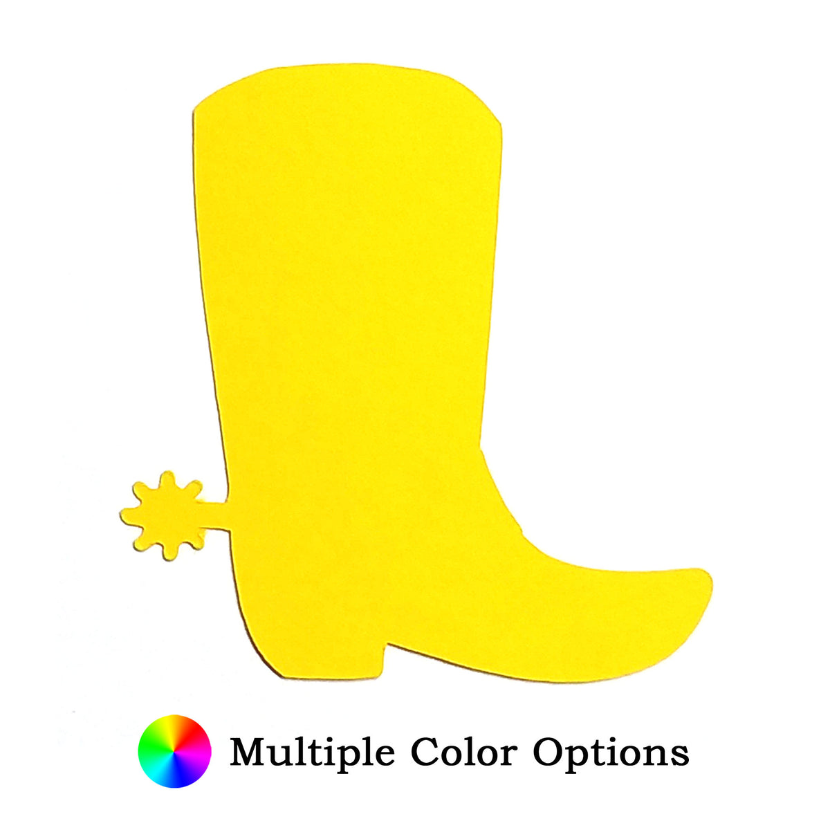Western Boot Paper Shape – DIY Paper Supply