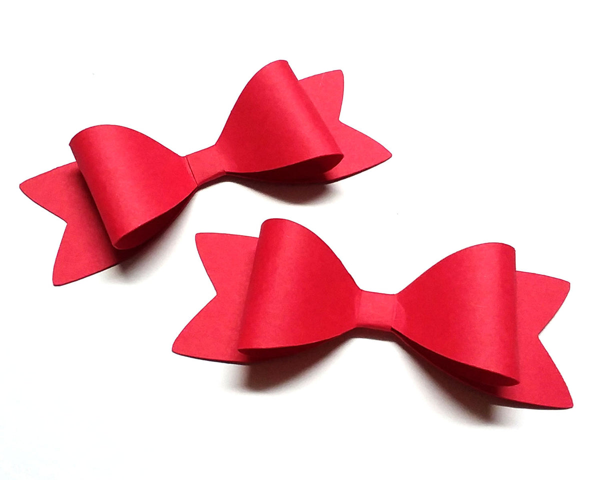 Red Paper Bow DIY Set - 12 per order (Pricing for sizes vary) – DIY ...