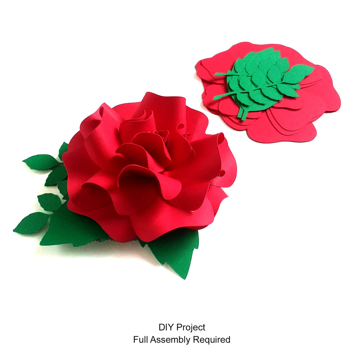 Red Paper Rose DIY Set - 12 per order (Pricing for sizes vary) – DIY ...